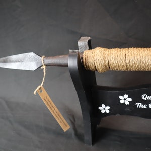 Authentic Hand Forged Spear, Short 33" Spear, Strong, High Carbon Steel ...