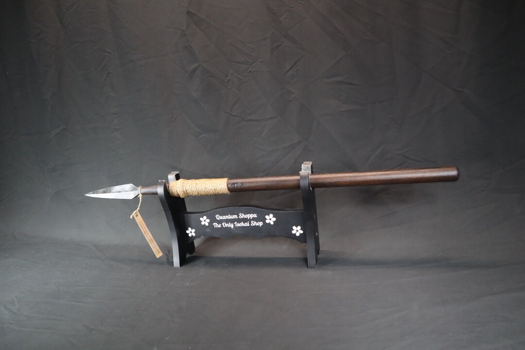 Authentic Hand Forged Spear, Short 33" Spear, Strong, High Carbon Steel ...
