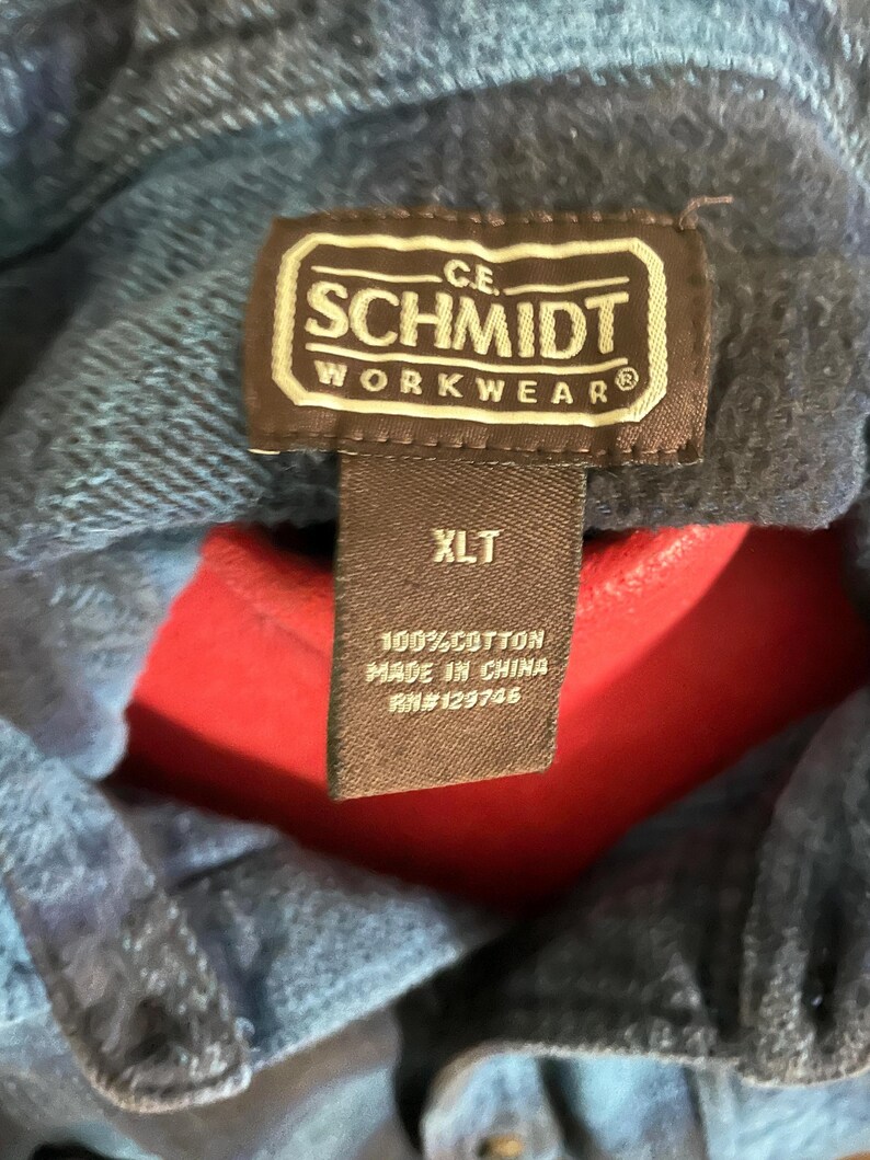 Schmidt Workwear Flannel XLT Blue Black - Etsy
