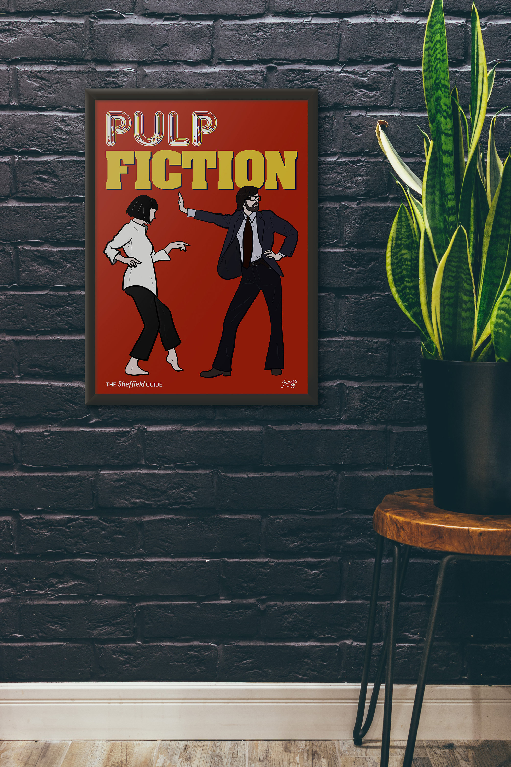 PULP FICTION Jarvis Cocker Art Print / Sheffield Gift / A4/A3/A2 ...
