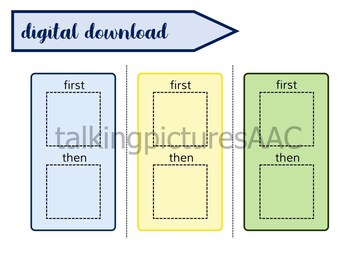 Printable First Then Visual Board - Etsy