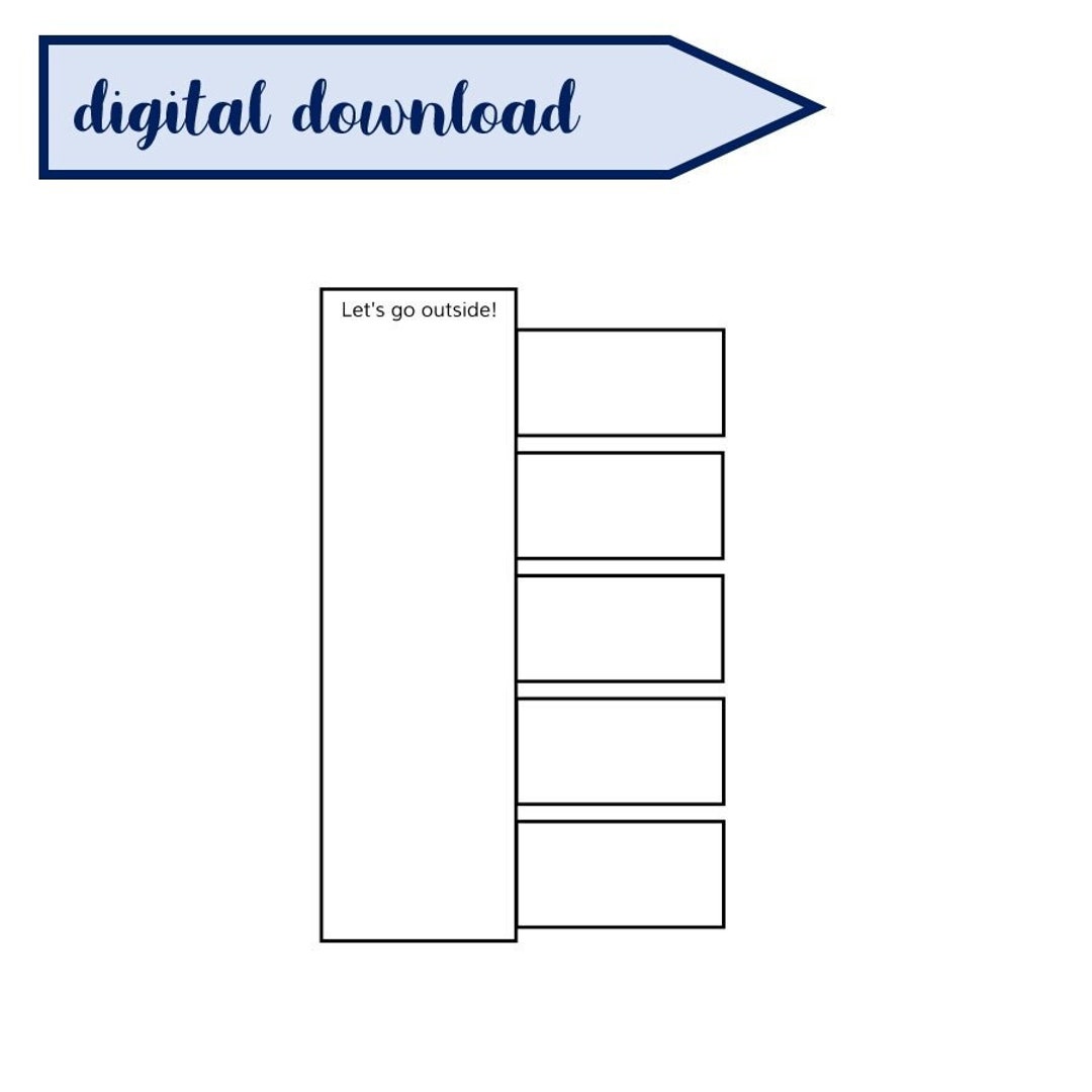 Printable GOING OUTSIDE Visual Schedule Picture Sequence Behaviour ...