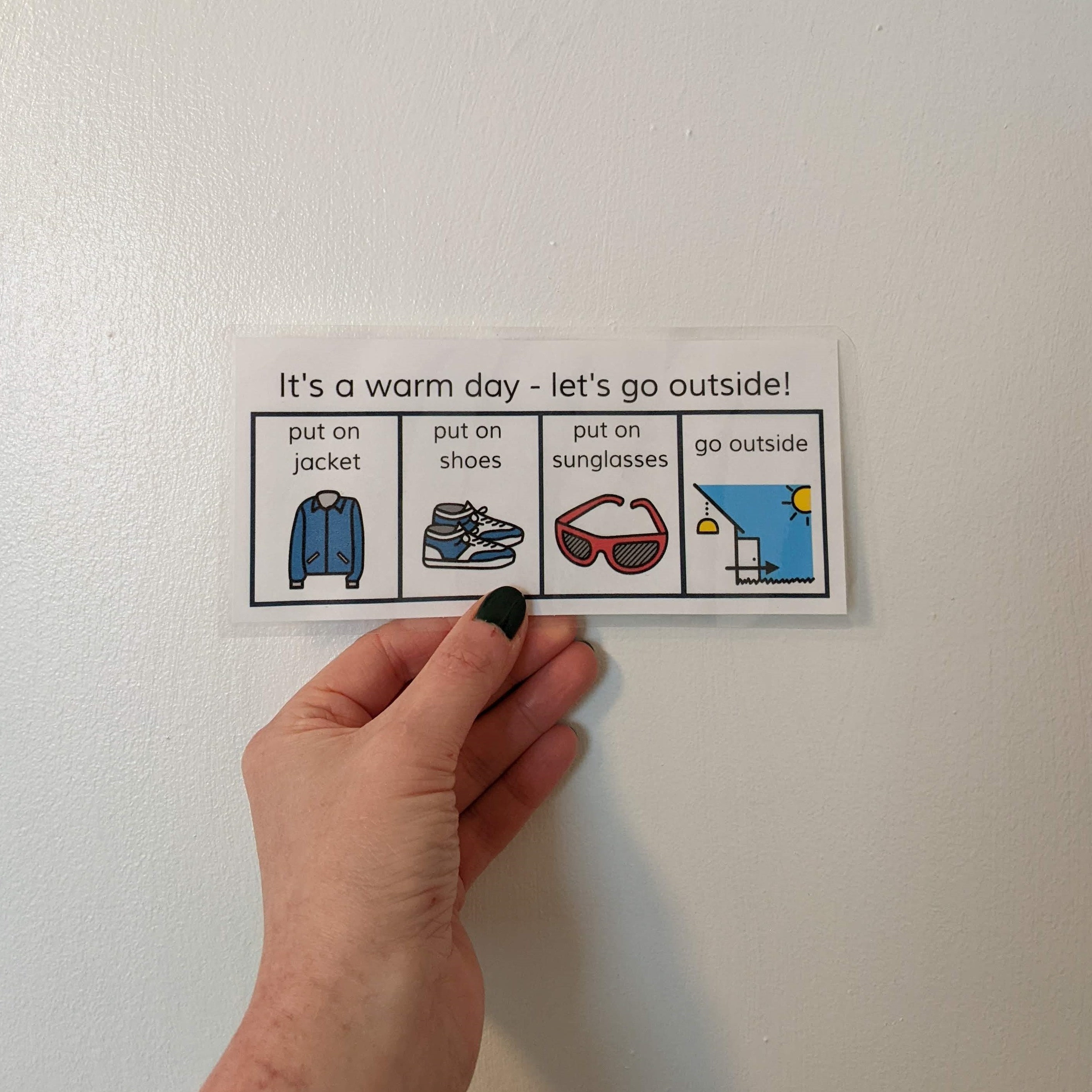 DRESS FOR WEATHER Visual Support for Outside - Etsy