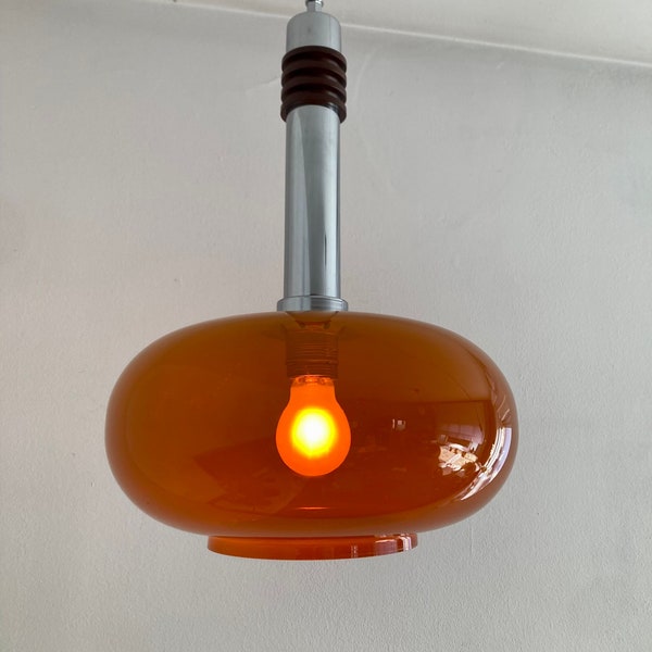 Orange Ceiling Light - Etsy
