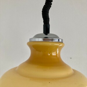 Vintage Caramel Color Opaline Glass Pendant Light - Etsy