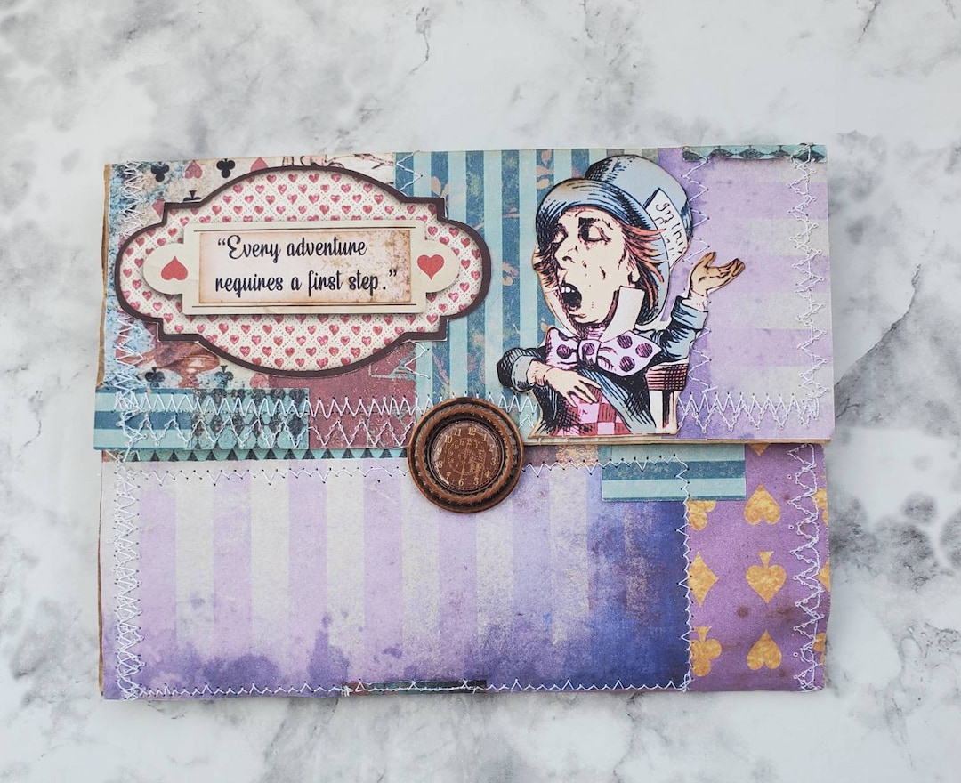 Alice in Wonderland Accorion Wallet Alice in Wonderland - Etsy