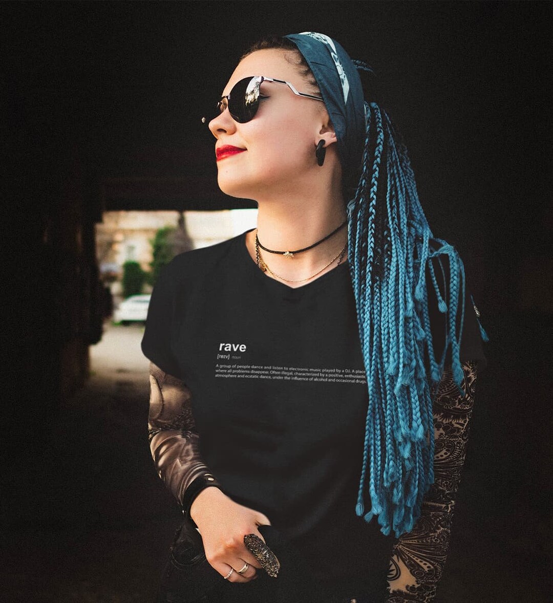 Raver Definition Women's Shirt Techno Rave T-shirt - Etsy