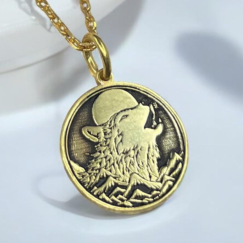 Mens Wolf Chain - Etsy