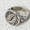 Starry Night Signet Ring, by Vincent Van Gogh, Silver Art Pinky Ring ...