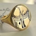 Albatross Signet Ring, the Great Wandering Albatross Bird Ring, Oval ...