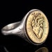 Vintage Anatomical Heart Ring, Medical Student Gifts | Nurse Gifts ...