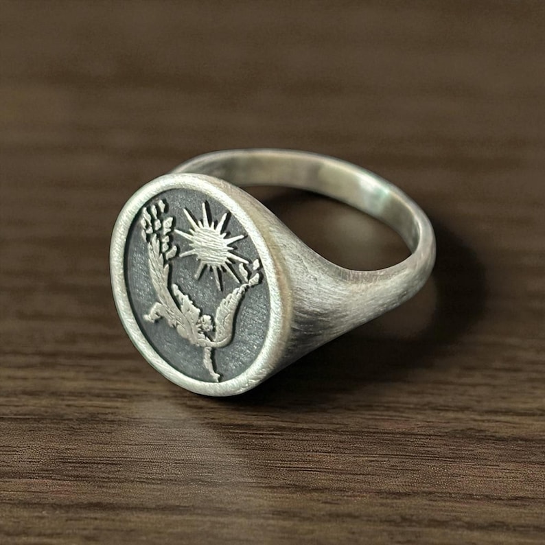 Icarus Ring, Fallen Angel Signet Ring Woman, Greek Mythology Jewelry ...