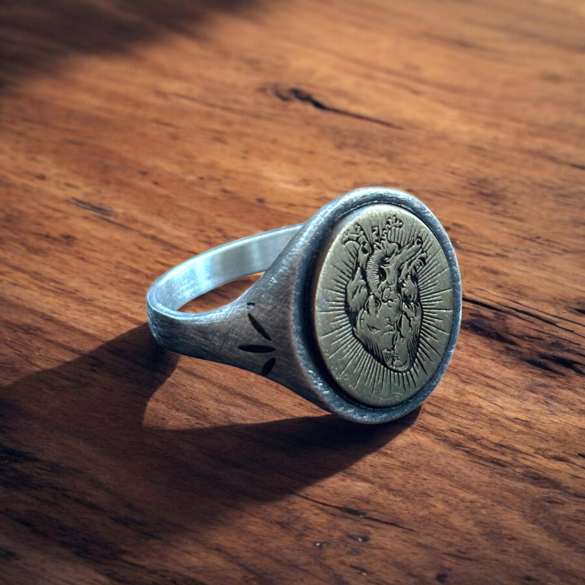 Vintage Anatomical Heart Ring, Medical Student Gifts | Nurse Gifts ...