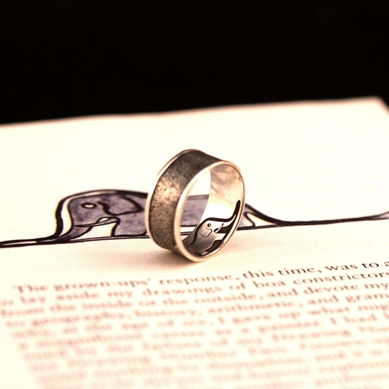 The Little Prince Silver Ring, Hidden Elephant Ring, A Hat or a Boa ...
