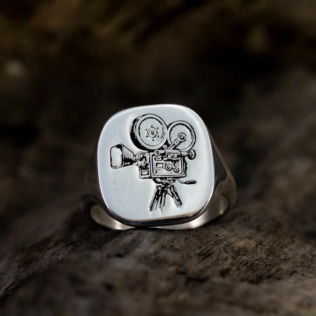 Photo Camera Ring, Silver Photographer Ring, Minimalist Ring, Best ...
