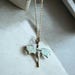 14k Valkyrie Dragon Necklace, Velaris Acotar Pendant, Starry Mountain ...