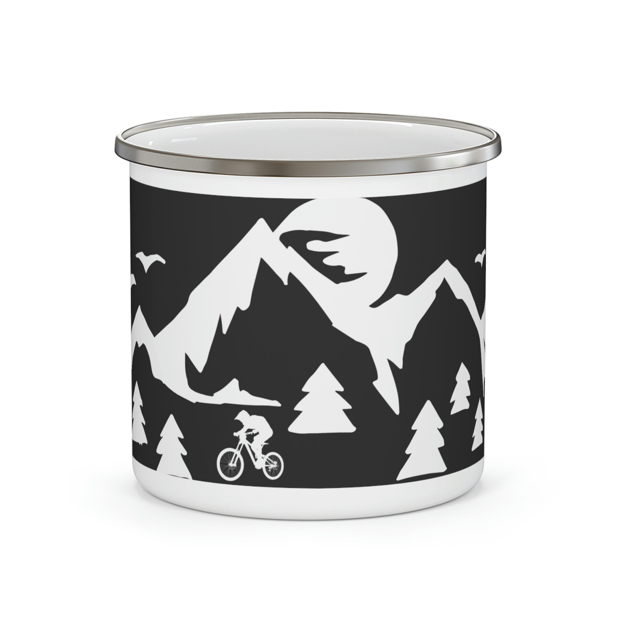 Mountain Bike Coffee Mug Cycling Mug Camping Mug Bike Coffee Mug ...