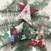 Handmade Patchwork Star Ornament: Cotton Fabric Holiday Decor, 3.5" X 3 ...
