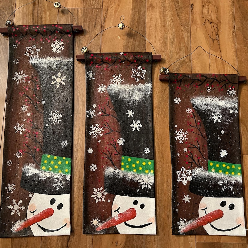 Snowman Banner - Etsy