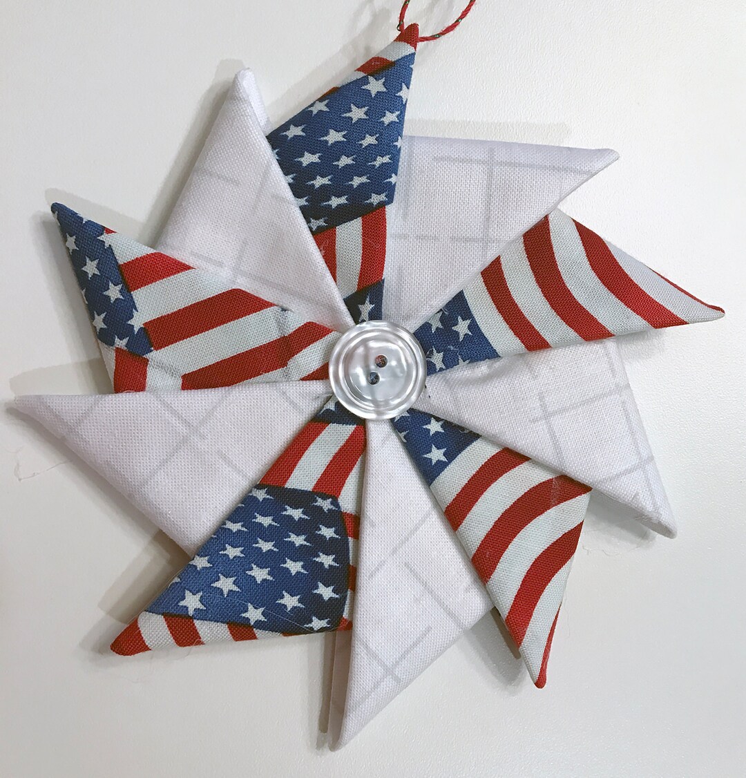 Pinwheel Fabric Decoration Spirals 5 or 6 Multi Colors Available - Etsy