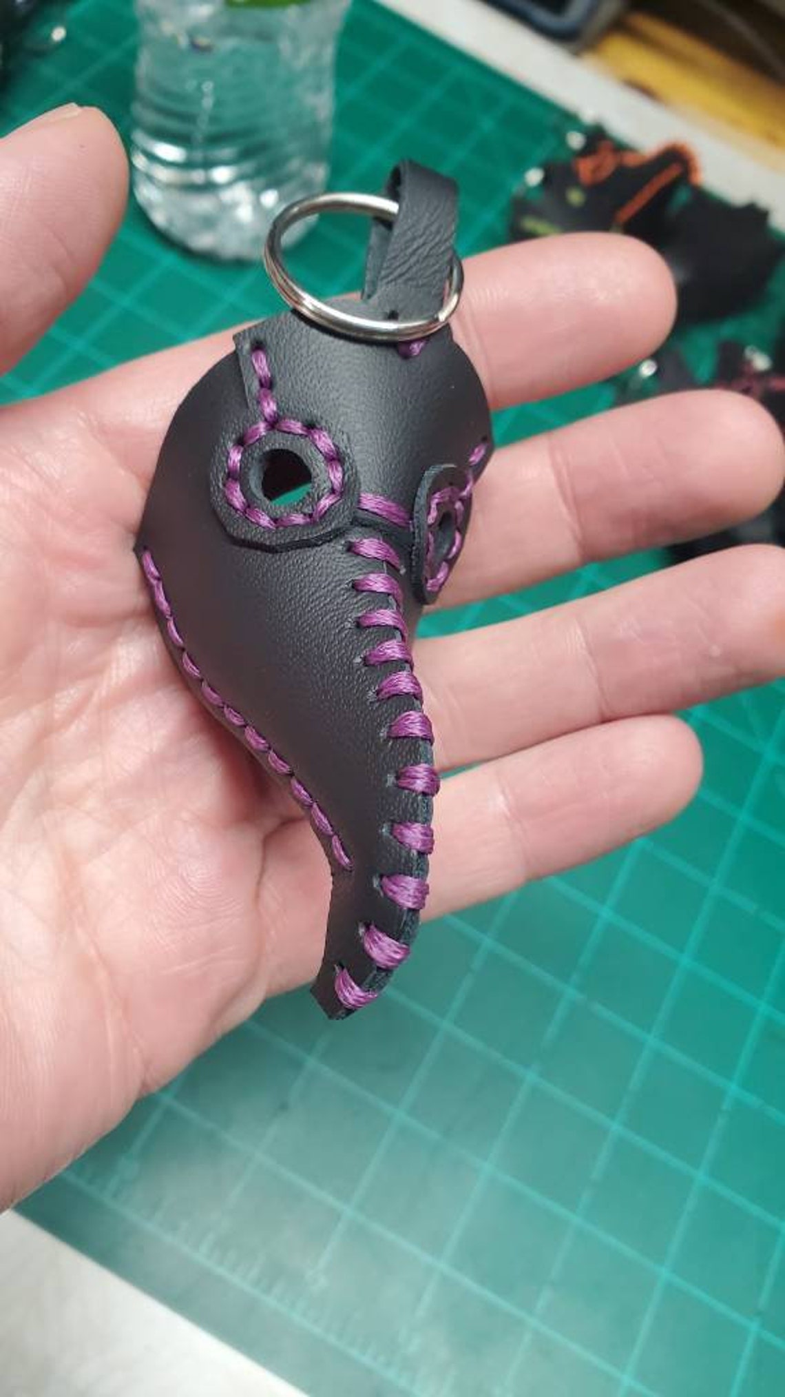 Plague Doctor Keychain Tiny Doctor Plague Mask Keychain | Etsy