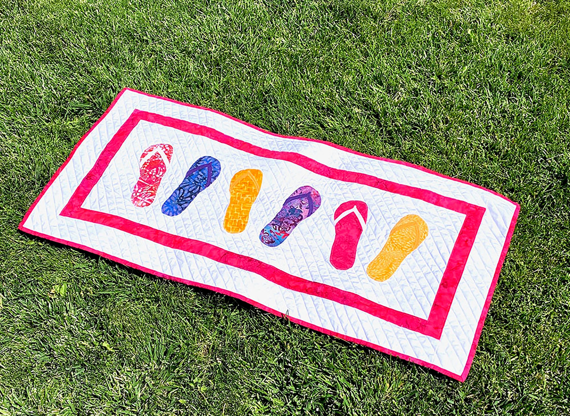 Flip Flop Hop Table Runner - PDF - Digital Pattern - Etsy