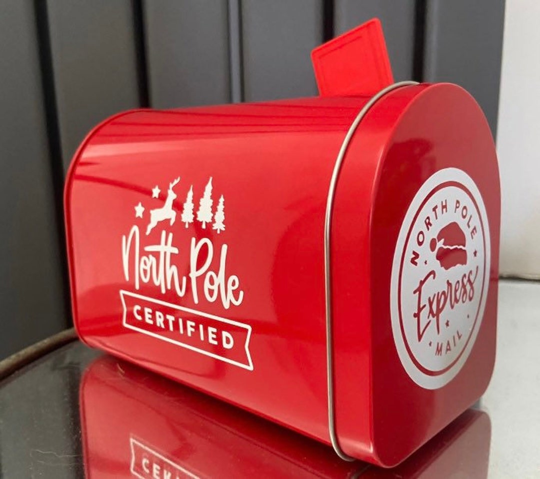Santas Post Box Santas Special Postal Box Personalised Red - Etsy