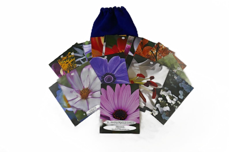 FLOWER ORACLE CARDS - Etsy