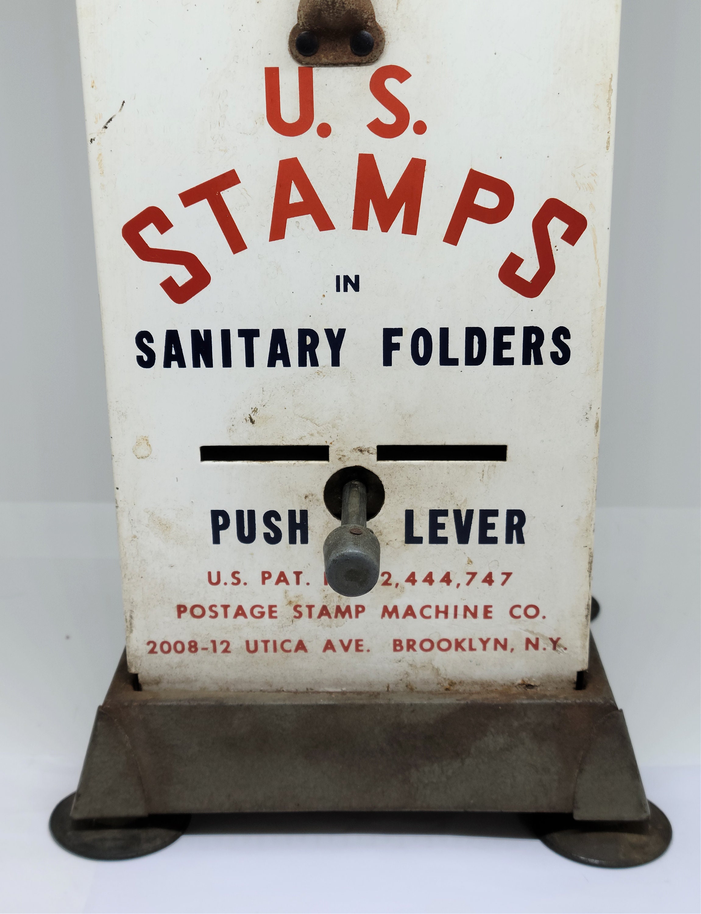 Vintage Stamp Machine, USPS, United States Postal Service, Stamp Box ...