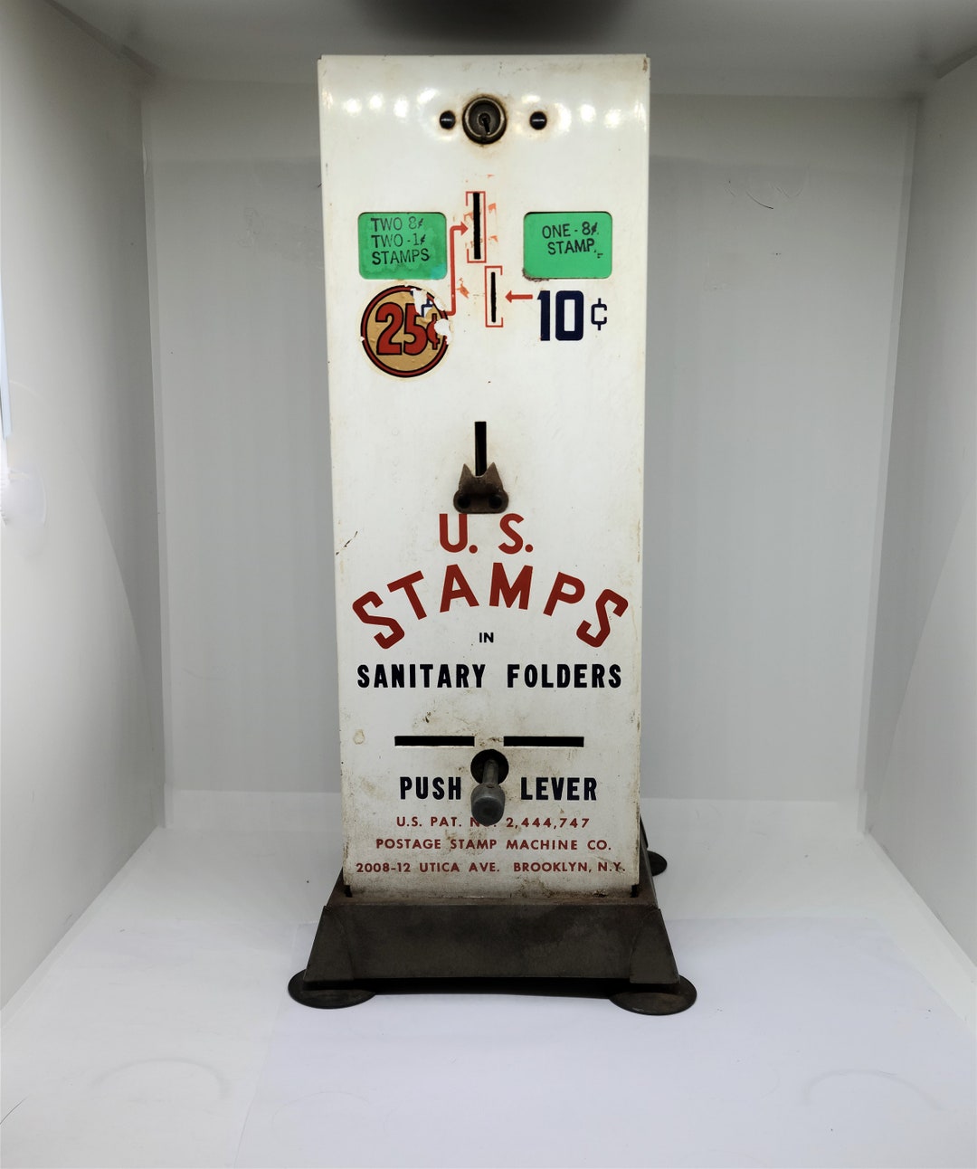 Vintage Stamp Machine, USPS, United States Postal Service, Stamp Box ...