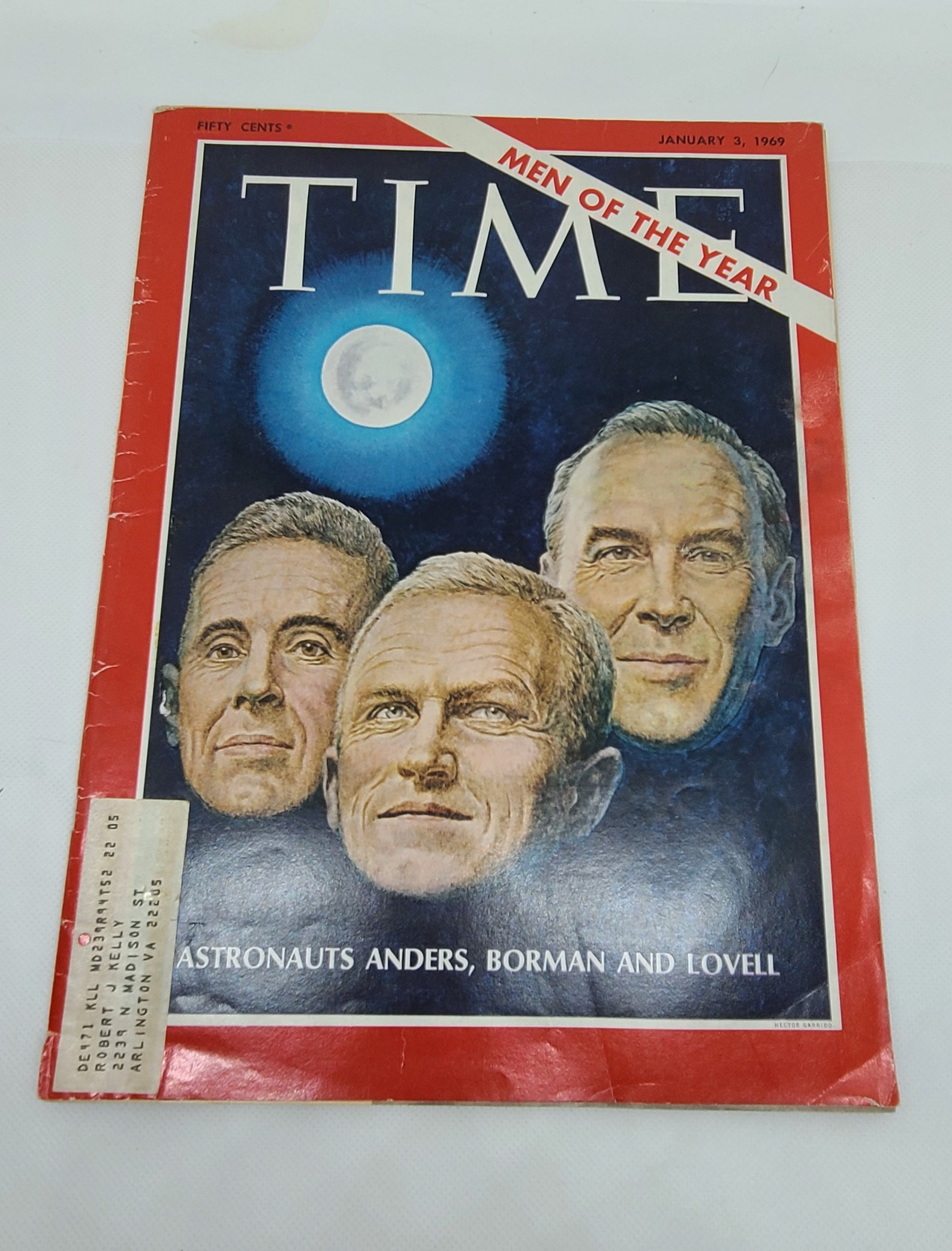 Time Magazine Cover Apollo 8 Astronauts Vintage Magazine | Etsy