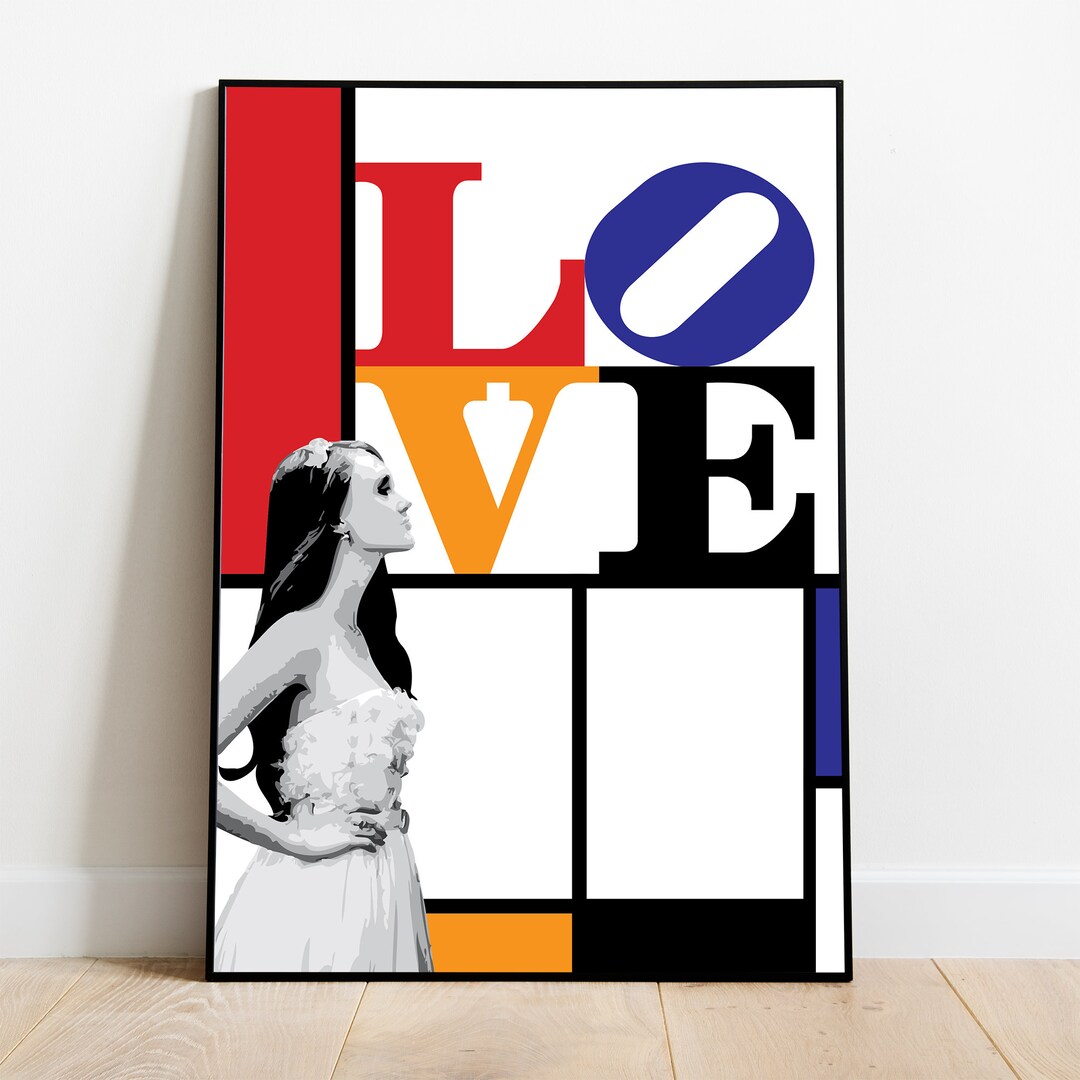 Philadelphia Love Sign Printable Art INSTANT DOWNLOAD, Mondrian Print ...