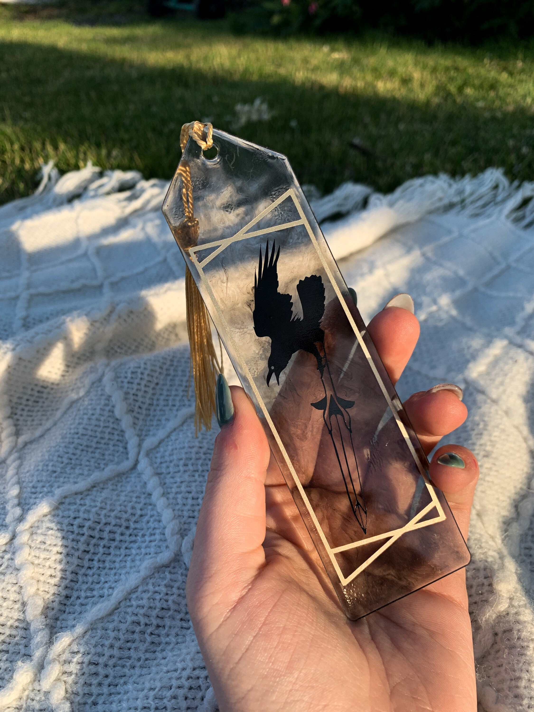 Crow & Dagger Bookmark - Inspired by Six of Crows - Etsy