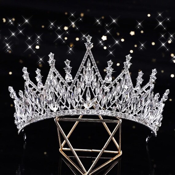 Wedding Crown for Bride Bridal Crown Bridal Tiara Set - Etsy