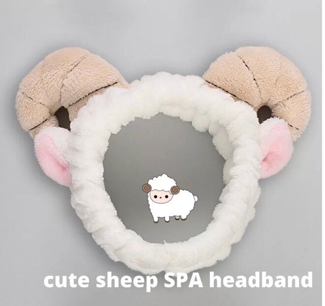 Spa Headband, Sheep Ear Headband, Makeup Headband, Soft Fash Wash ...