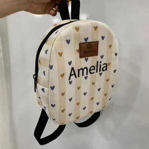 Kids Backpack Personalized, Cotton Helicopter Backpack for Toddlers and ...