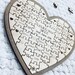 Love Heart Puzzle, Love Heart Gift Puzzle, Personalised Heart Puzzle - Etsy