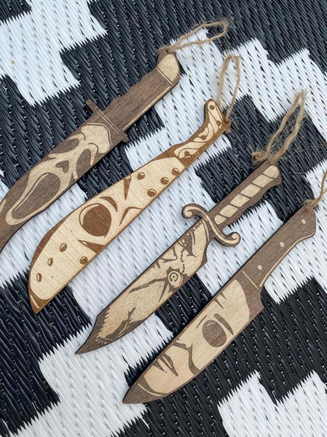 Serial Killer Wooden Bookmarks, Bookmarks, Wooden Bookmarks, Scream ...