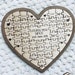 Love Heart Puzzle, Love Heart Gift Puzzle, Personalised Heart Puzzle - Etsy