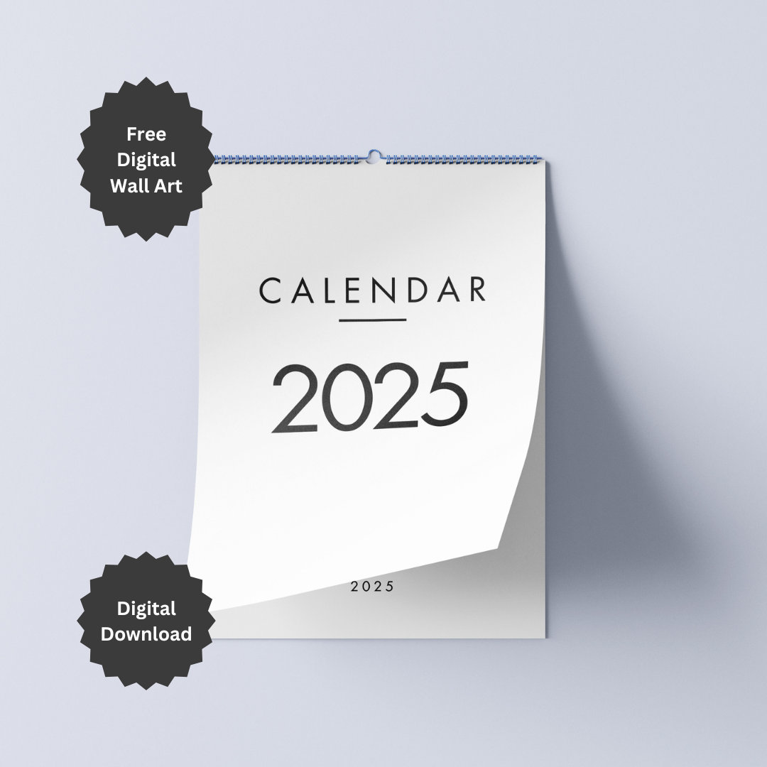 Calendar, 2025 Minimalist Calendar, Monthly Calendar, Travel Minimalist ...