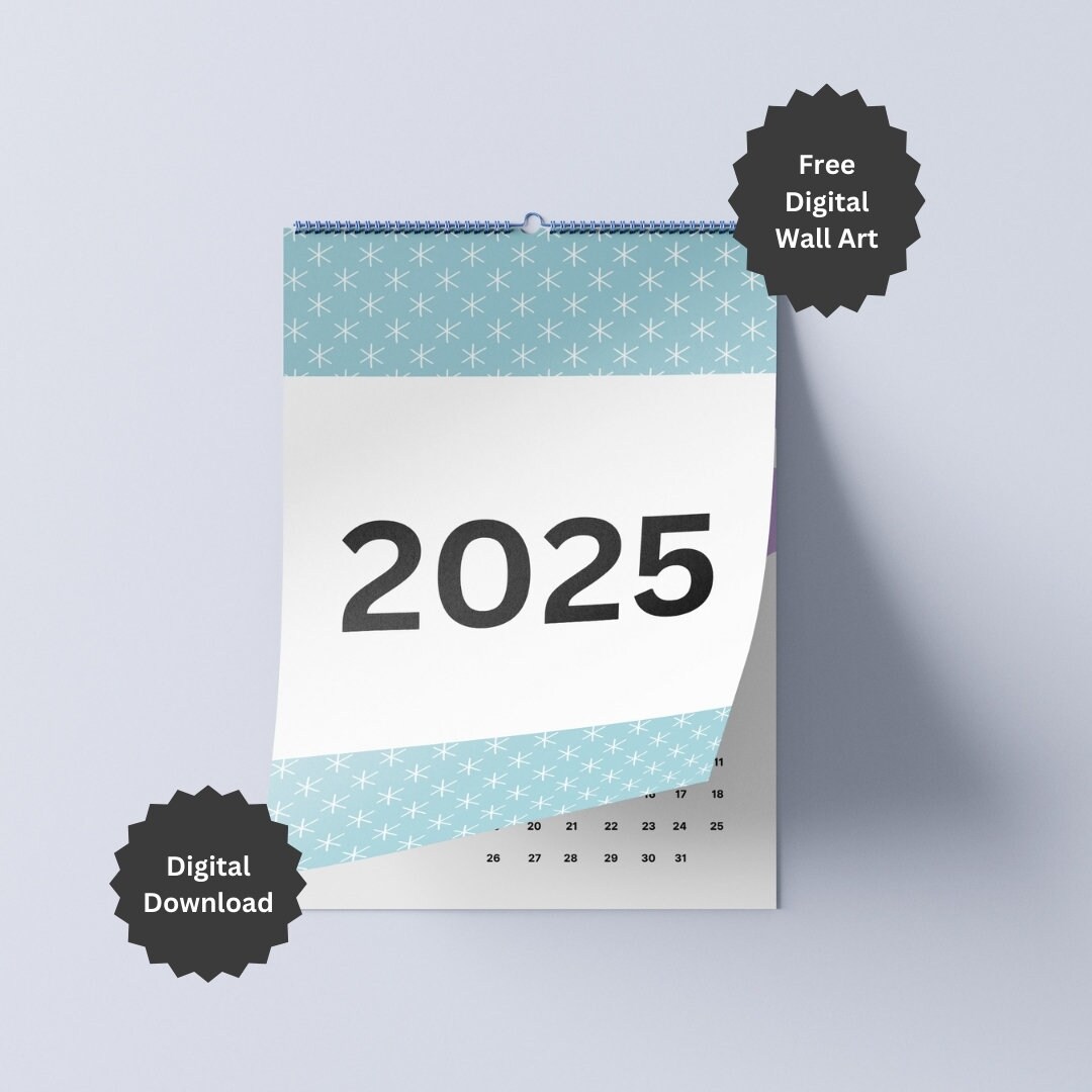 Calendar, 2025 Minimalist Calendar, Monthly Calendar, Travel Minimalist ...