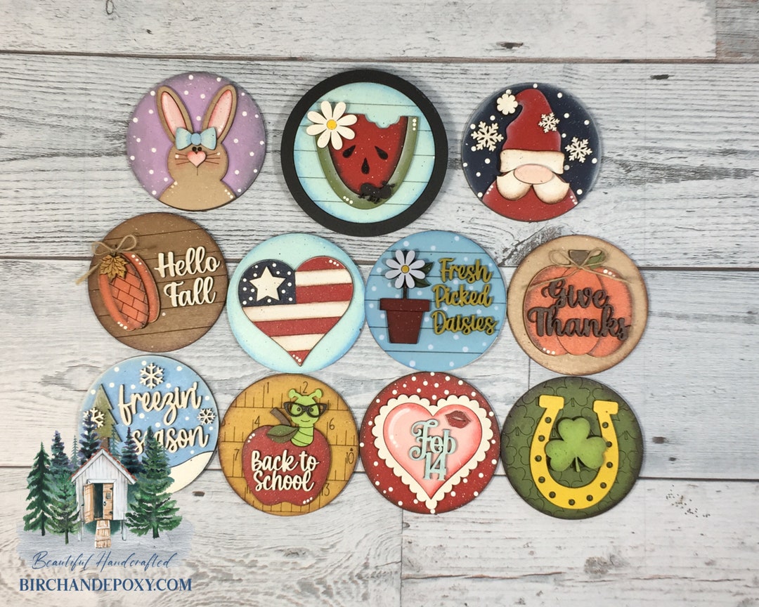 Cookie or Candy Jar Canister Interchangeable Lid Inserts - Etsy