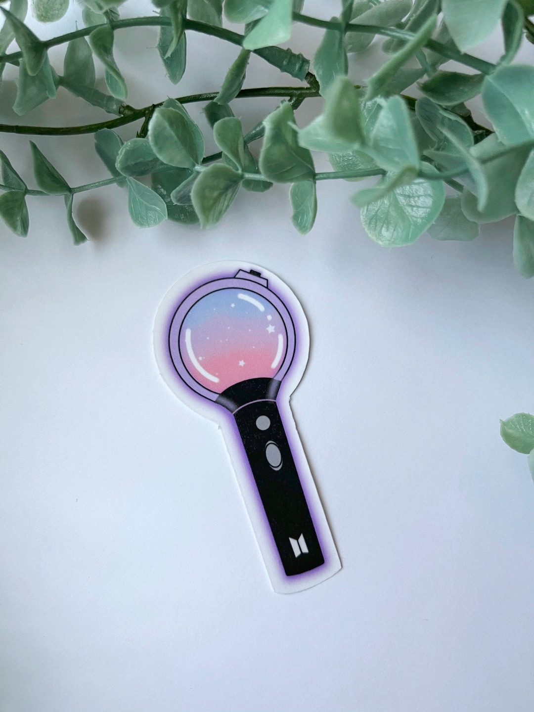 BTS Purple Light Stick Sticker BTS Sticker Army Sticker - Etsy