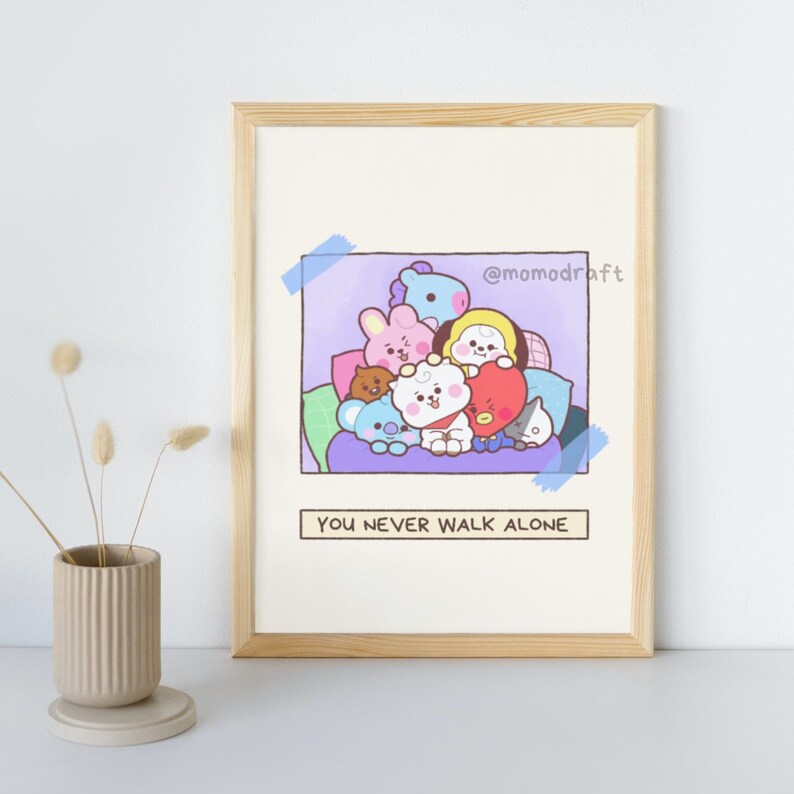 DIGITAL BT21 Bts K-pop Print Printable Art Wall Art - Etsy Australia