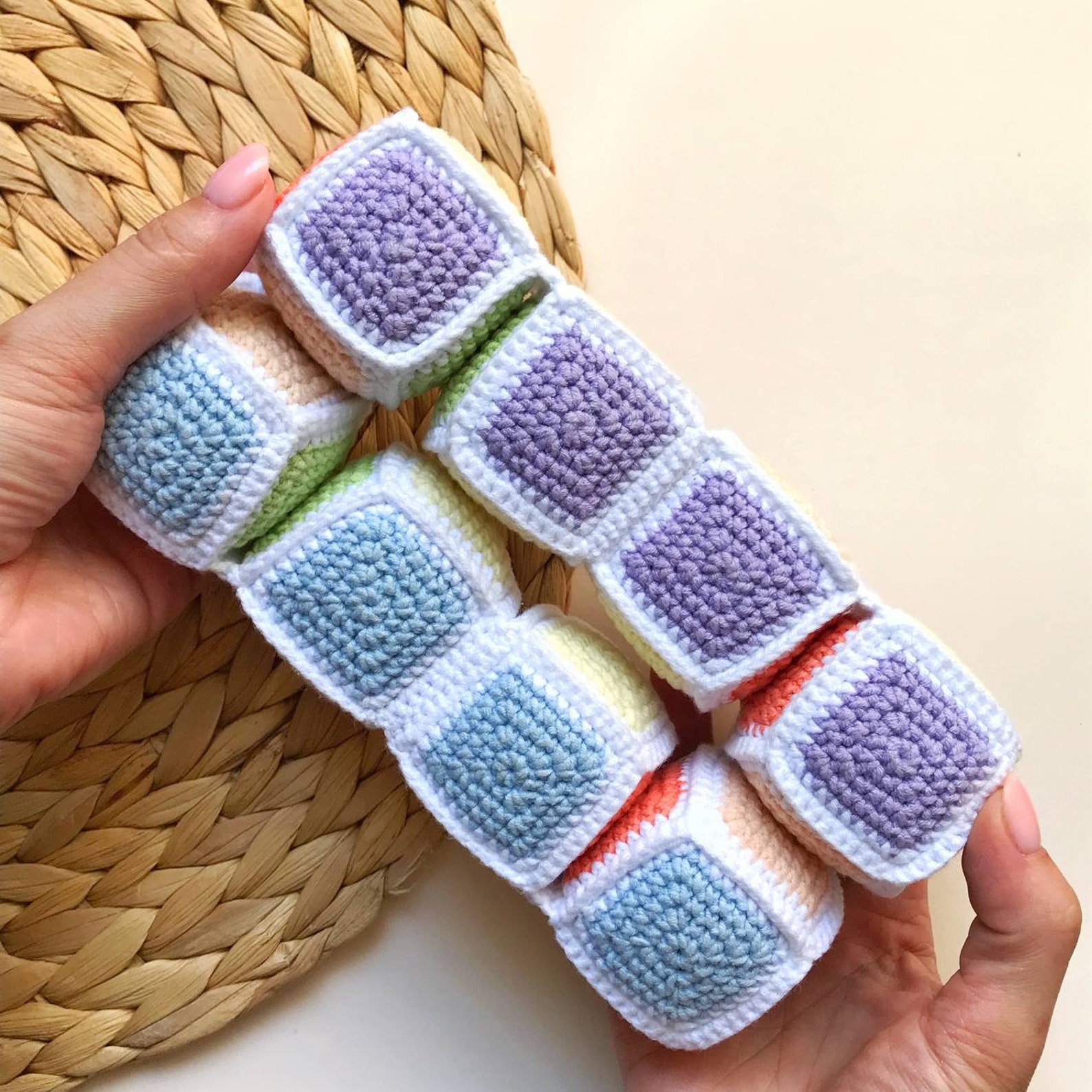 CROCHET PATTERN Fidget Cube Infinity Toy Stim Toy Sensory Baby Toys ...
