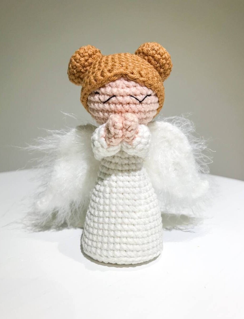 CROCHET PATTERN Angel Christmas Ornament Angels Tree Topper Holiday ...
