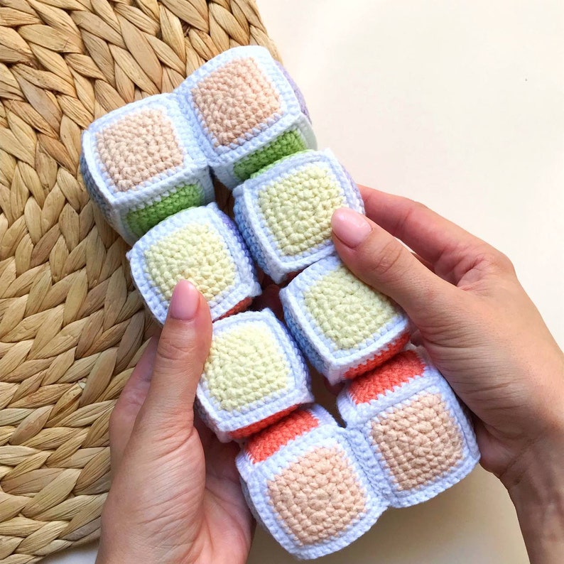 CROCHET PATTERN Fidget Cube Infinity Toy Stim Toy Sensory Baby Toys ...