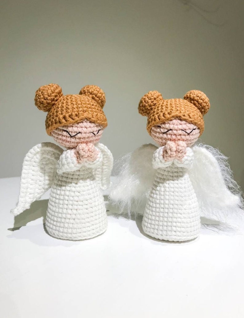 CROCHET PATTERN Angel Christmas Ornament Angels Tree Topper Holiday ...