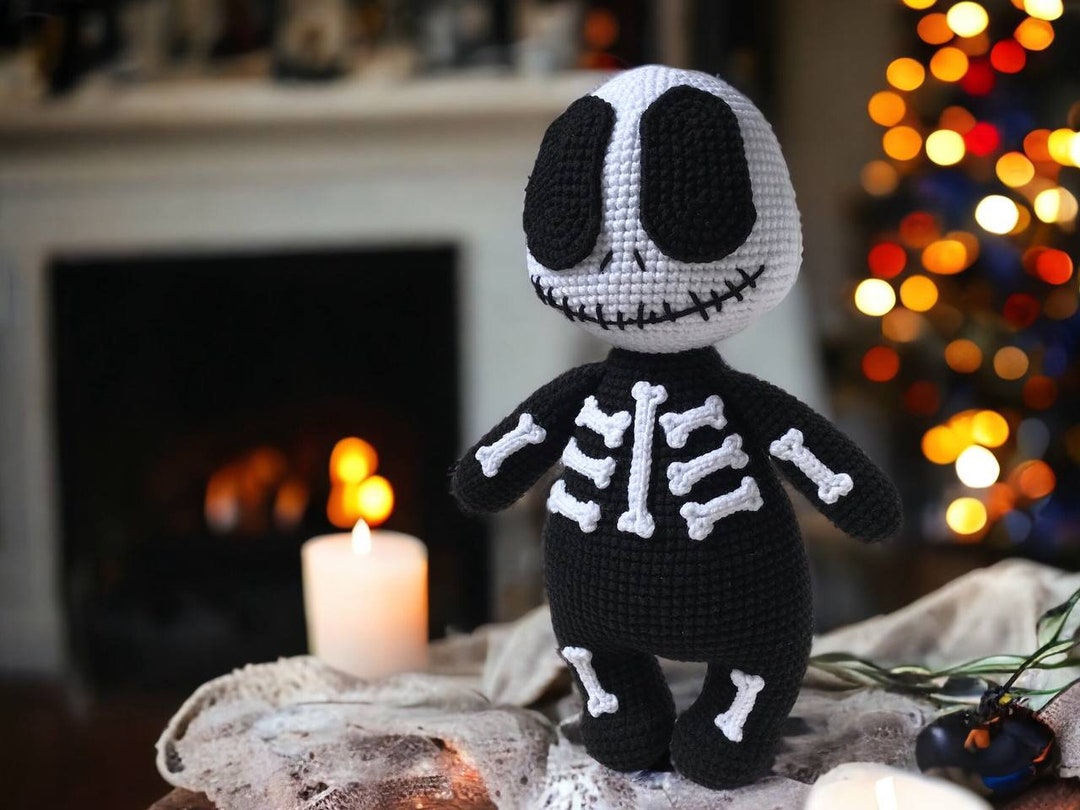 Halloween Crochet Pattern,skeleton Doll Amigurumi Diy,day of the Dead ...