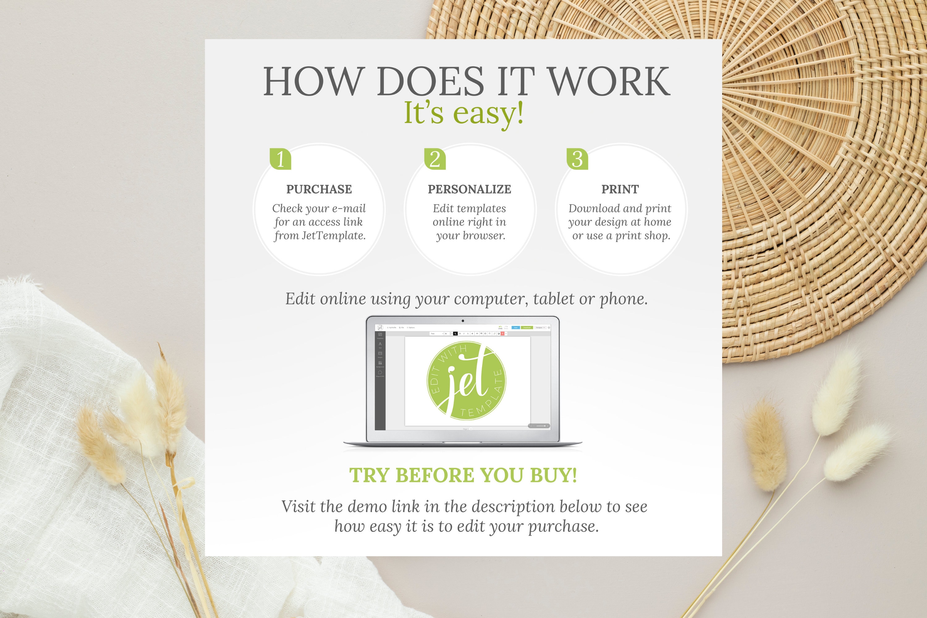 Template Thank You Card, Printable Wedding Thank You Card Download ...